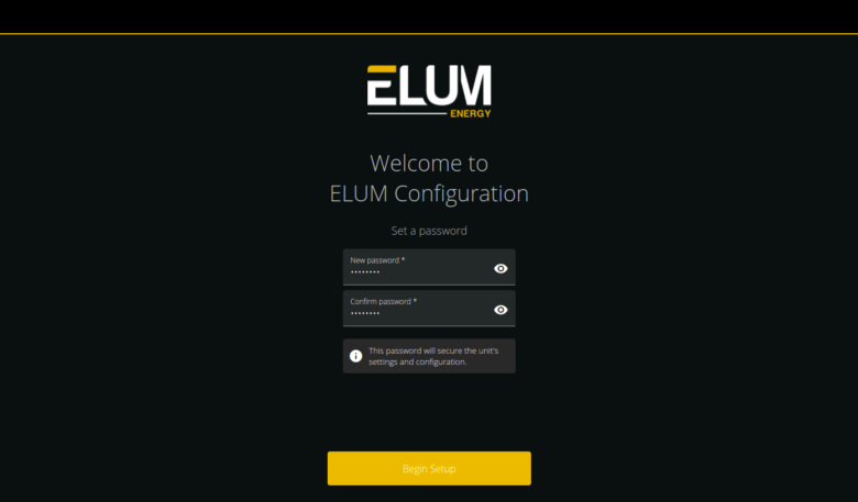 Solar Controller Configuration: eConf platform - Elum Energy
