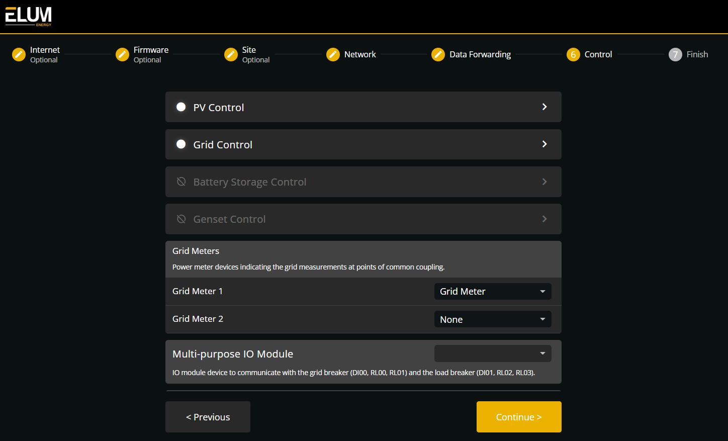 Solar Controller Configuration: eConf platform - Elum Energy